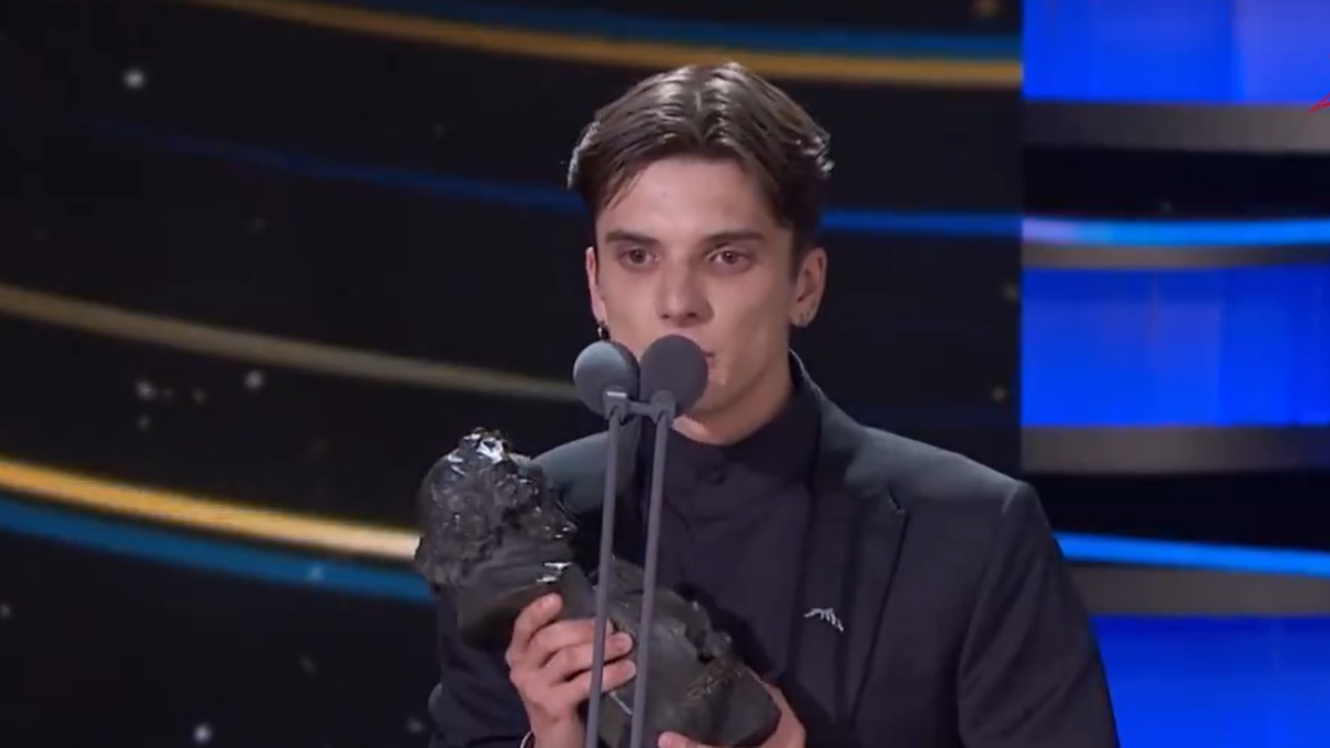 El actor argentino Matías Recalt ganó el Goya como mejor actor revelación