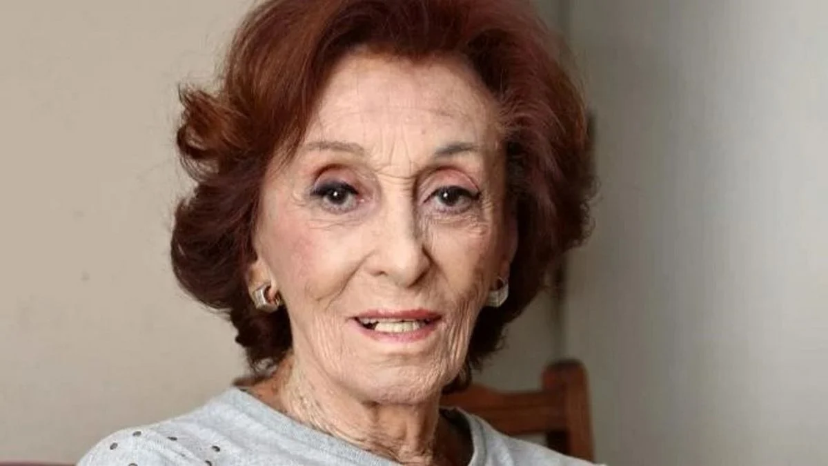 Filtran una foto de la actriz Hilda Bernand a sus 101 años