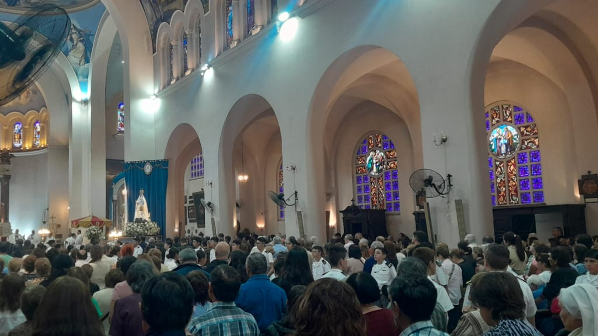 La Basílica de la Merced repleta de fieles