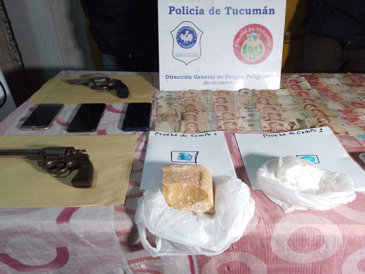 Villa 9 de Julio: incautan droga y armas de fuego