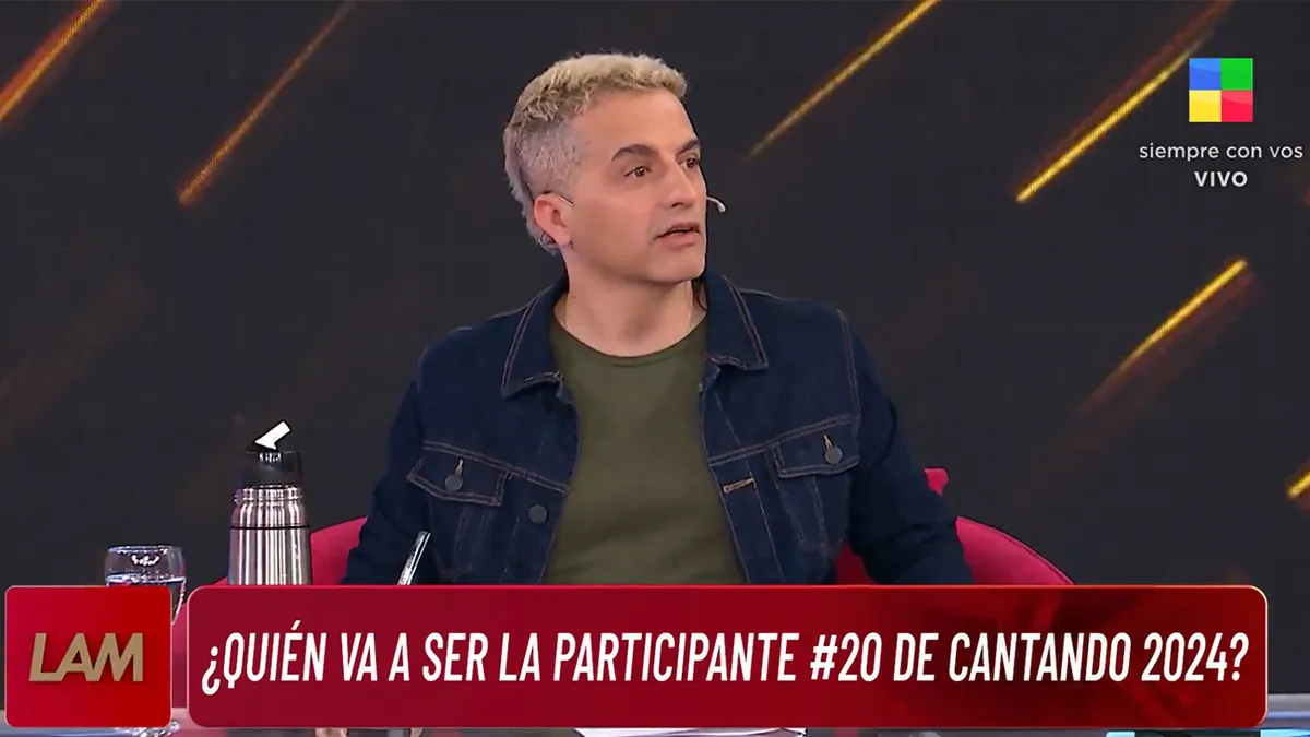 Ángel de Brito generó revuelo por la nueva participante del Cantando