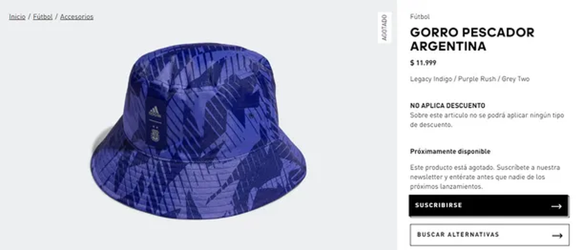 Piluso de la Selección Argentina: Cuánto cuesta y dónde comprarlo