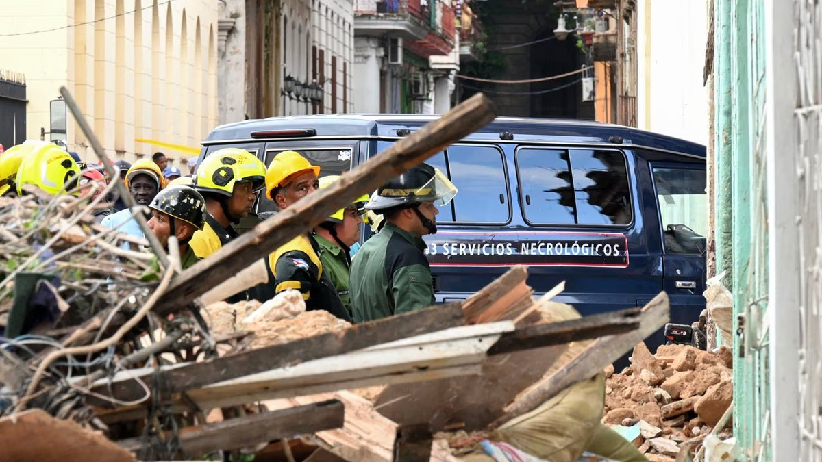 Derrumbe de un edificio en La Habana: Asciende a tres el número de muertos
