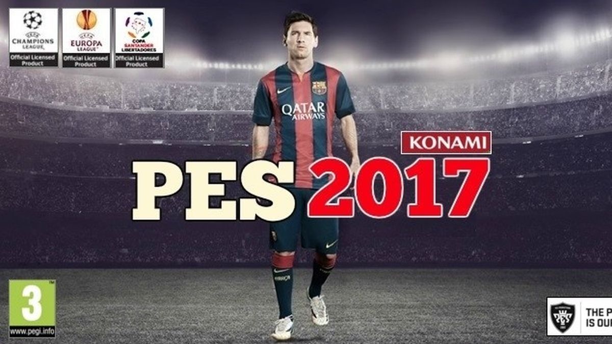 Salió el PES 2017 con Messi como estrella indiscutida