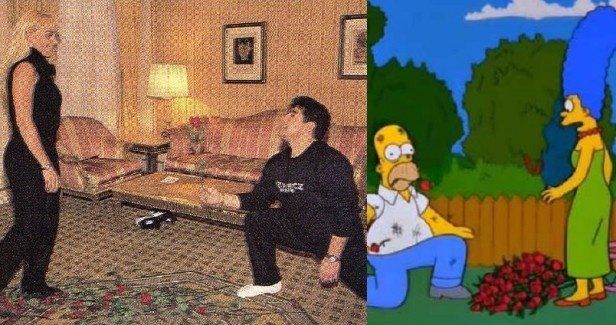 Impresionante: el día que los Maradona predijeron a los Simpson