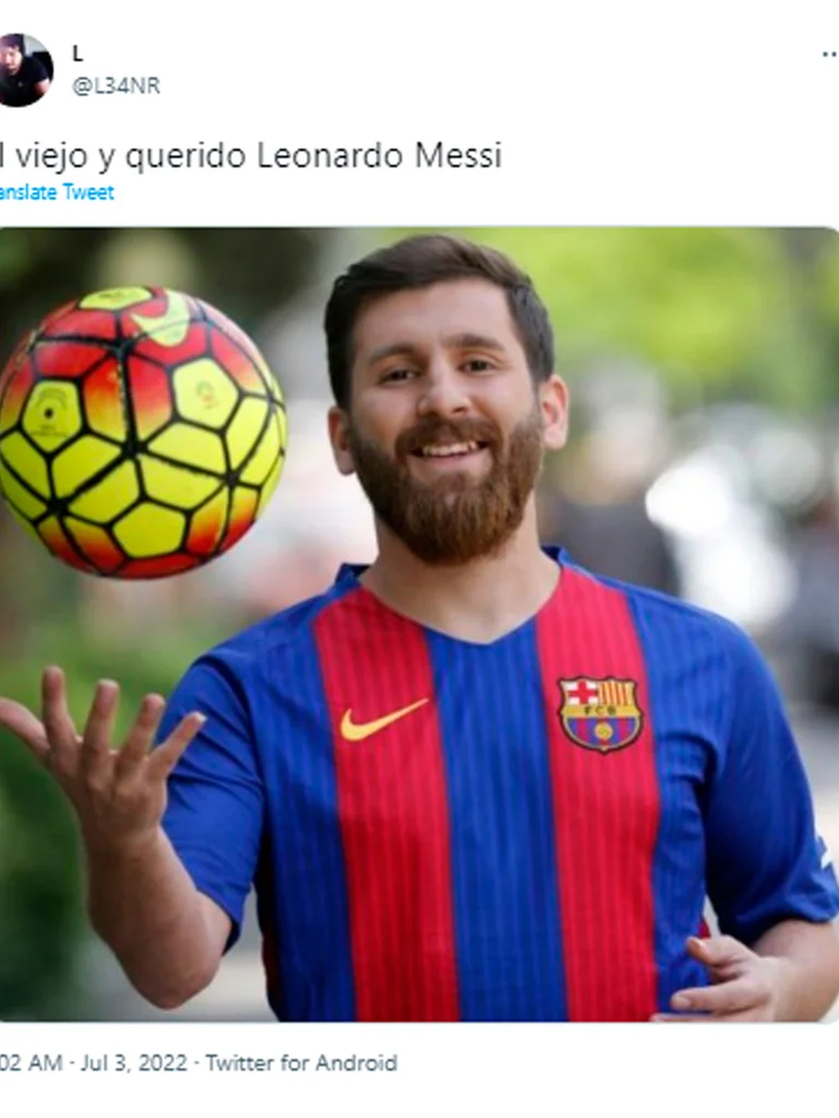El error de una fanática de Messi que desató una ola de memes