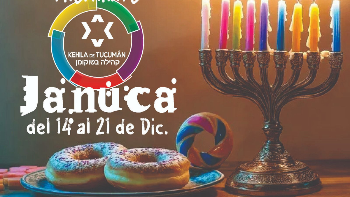 El domingo comenzó la celebración del Janucá