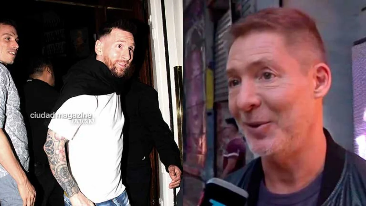 Adrián Suar contó los detalles de su cena con Lionel Messi