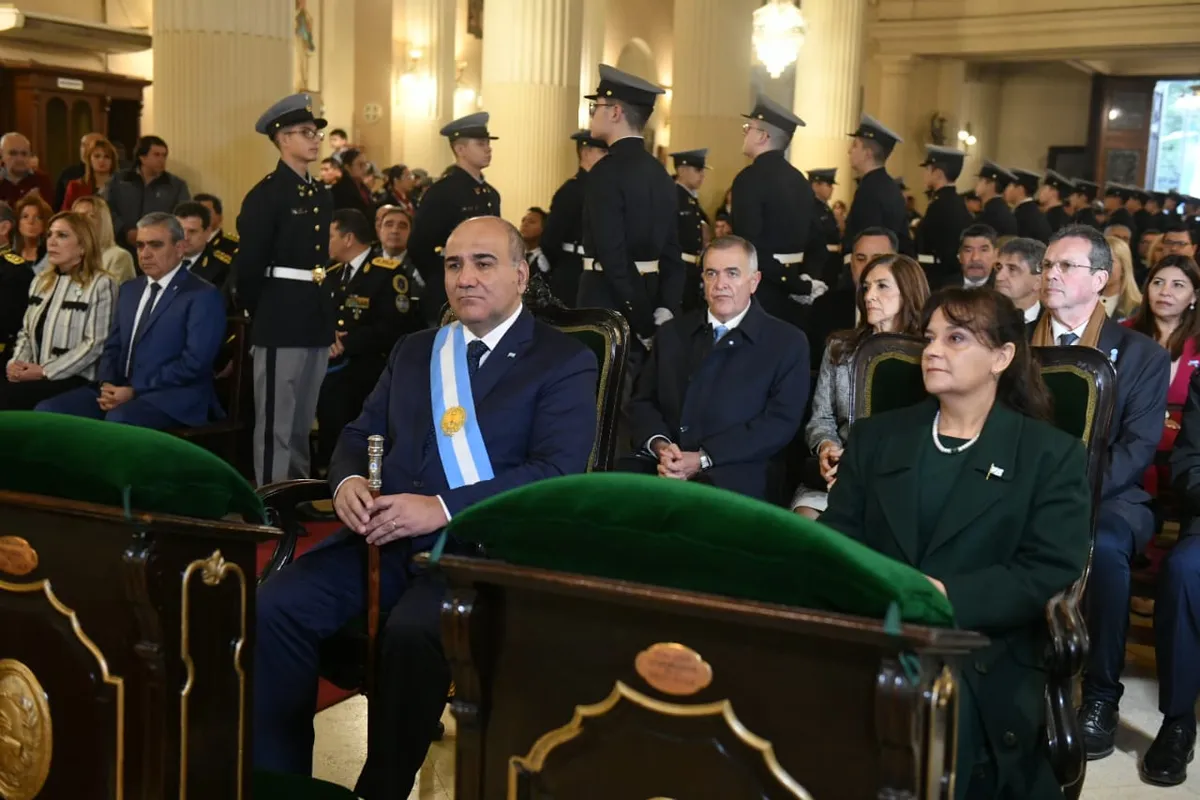 Manzur y Jaldo participaron del Solemne Tedeum en la Catedral