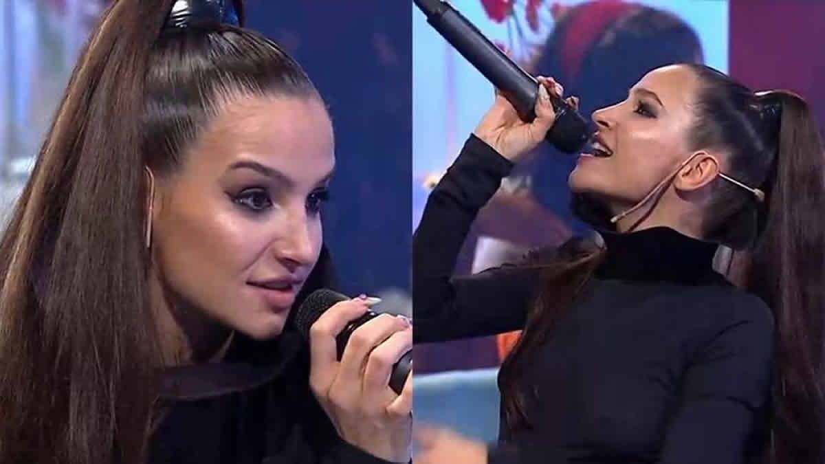 Brenda Asnicar volvió a cantar Las divinas de Patito feo