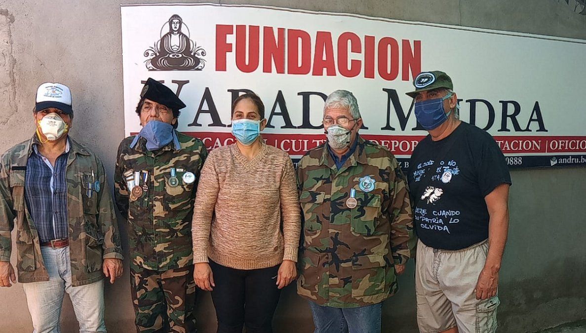 Veteranos de Malvinas impulsaron una donación de barbijos