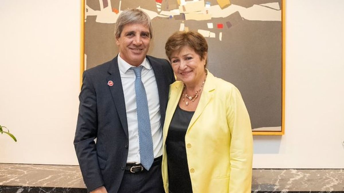 Luis Caputo y Kristalina Georgieva se reunieron tras el nuevo acuerdo ...