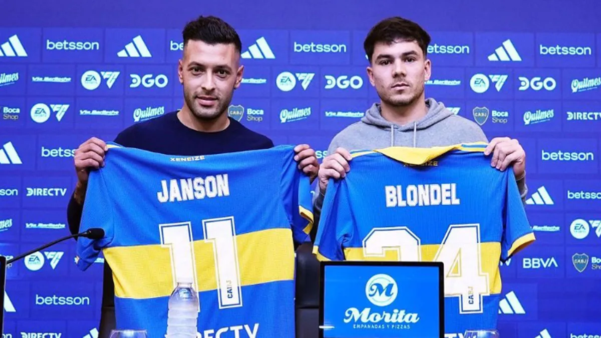 Boca presentó a Lucas Blondel y Lucas Janson